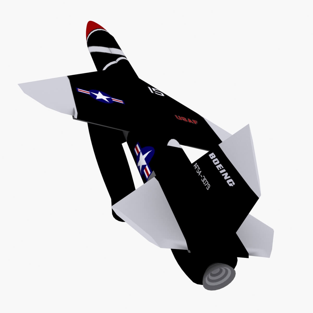 Low Poly Bomarc Missile - 3D Model by blackraven37