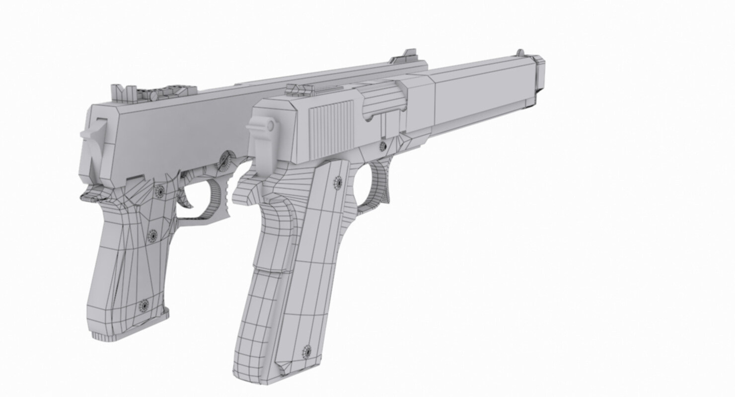 Casull 454 & Jackal - 3D Model by blackraven37