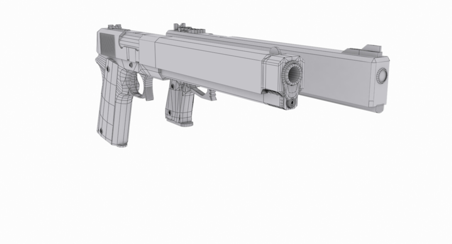 Casull 454 & Jackal - 3D Model by blackraven37