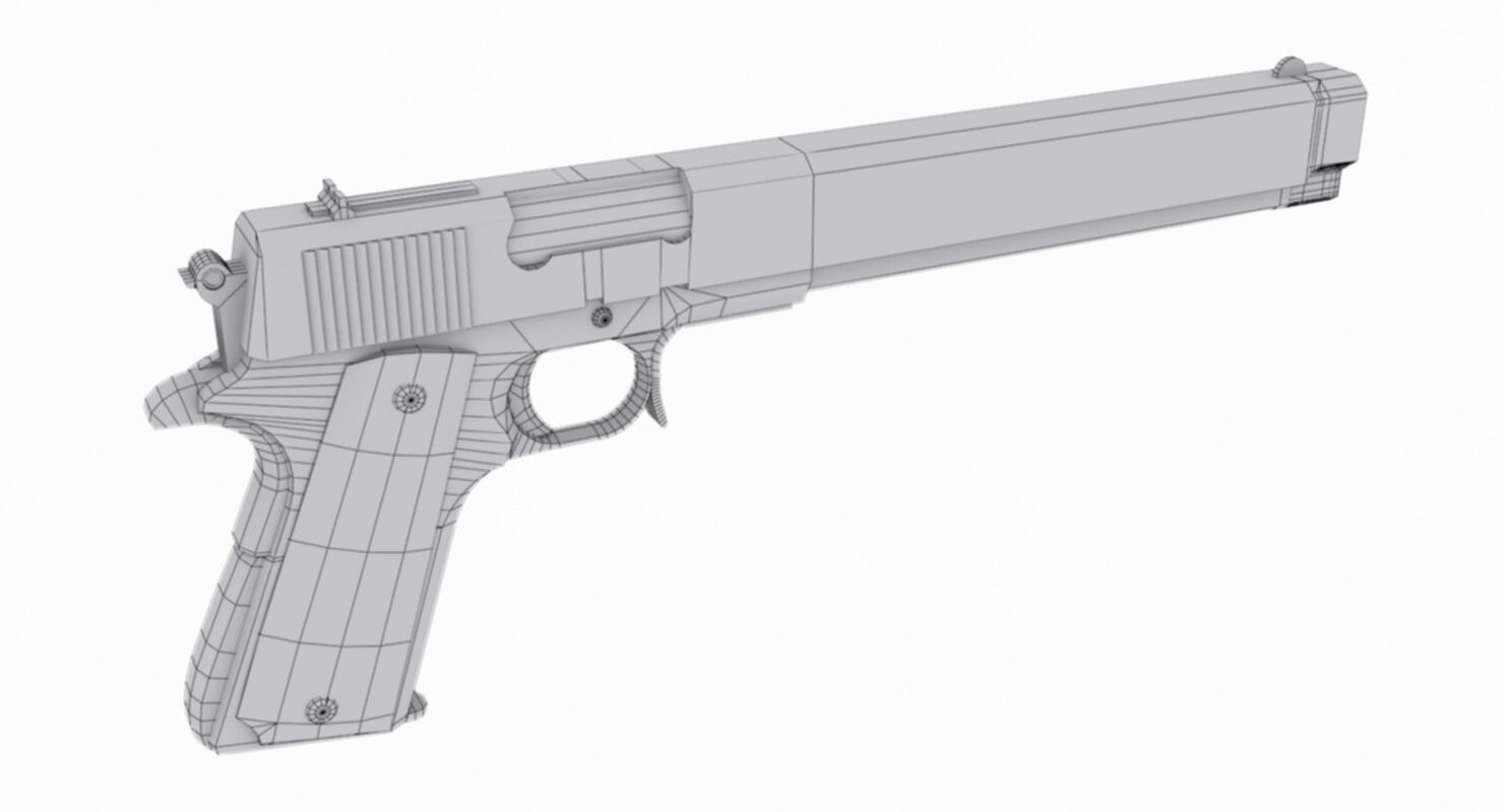 Hellsing Casull 454 - 3D Model by blackraven37