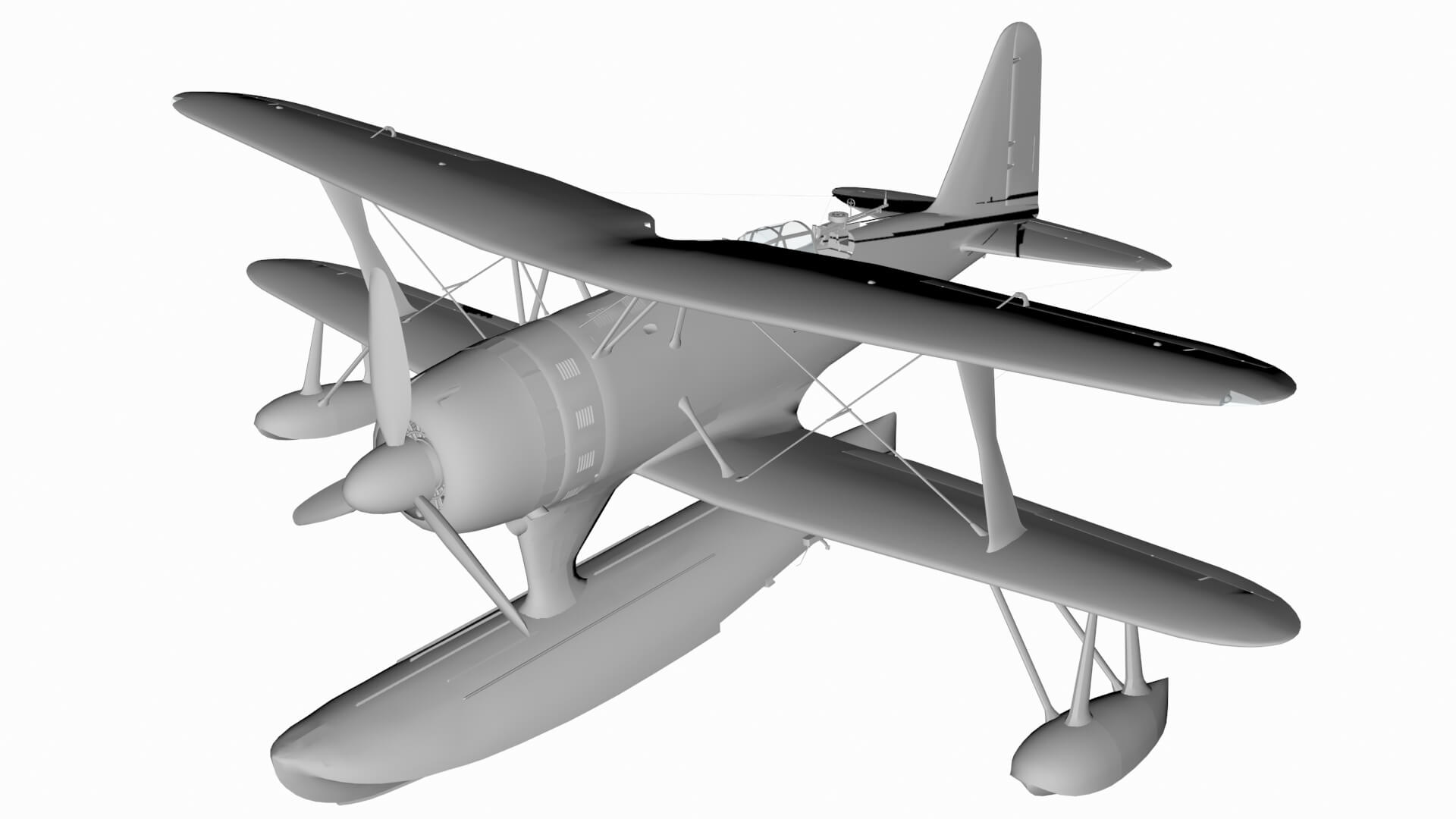 F1M "Pete" Floatplane - 3D Model by blackraven37