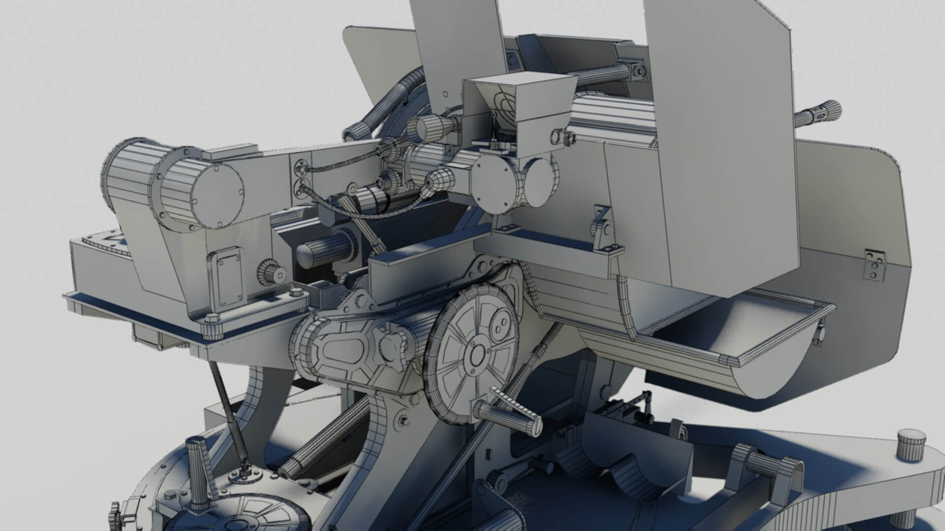 Flak 38 Stationary Tan - 3D Model by blackraven37