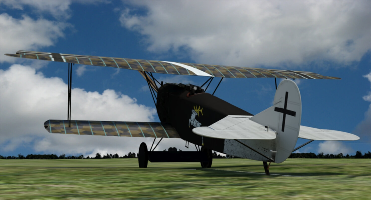 Fokker D7 Carl Degelow - 3D Model by blackraven37