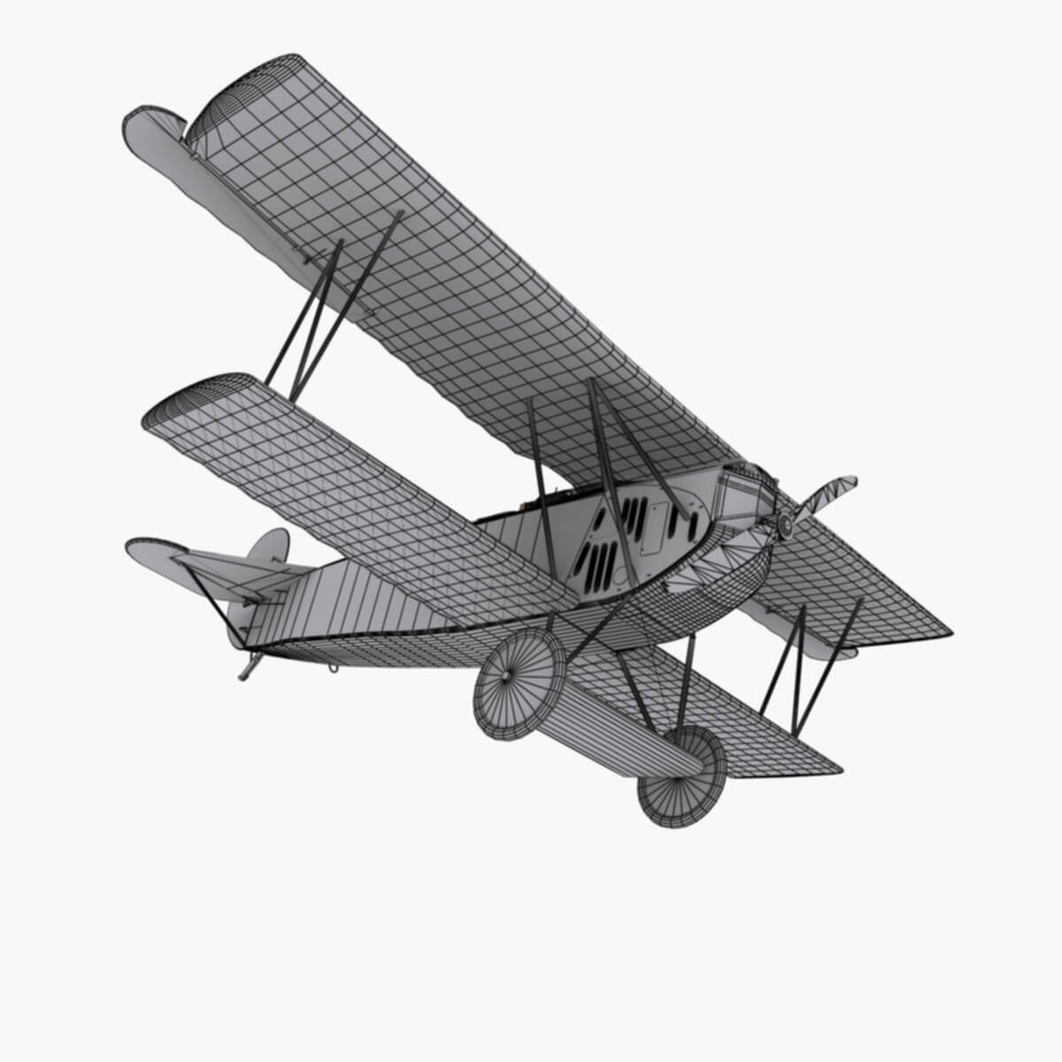 Fokker D7 Herman Goring - 3D Model by blackraven37