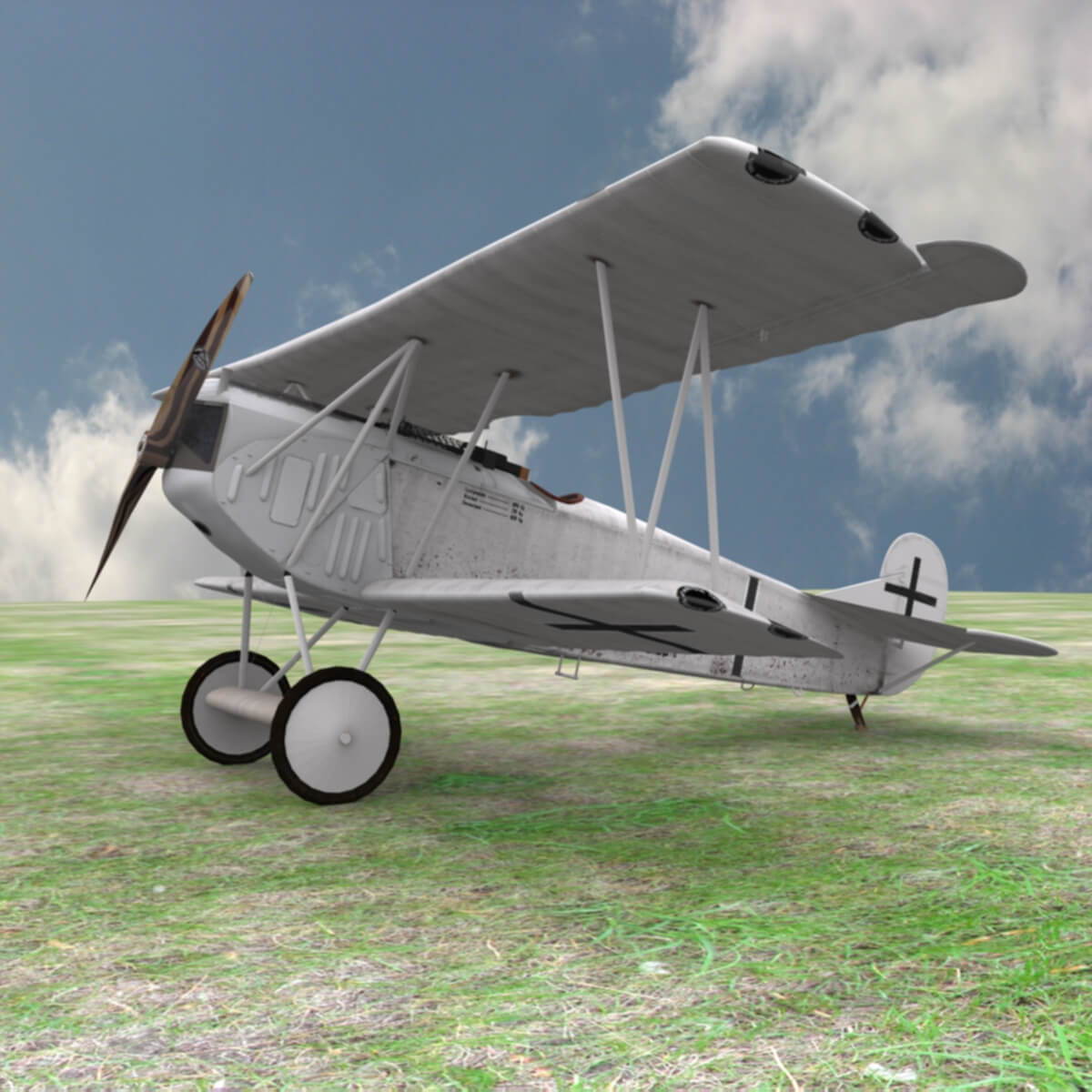 Fokker D7 Herman Goring - 3D Model by blackraven37