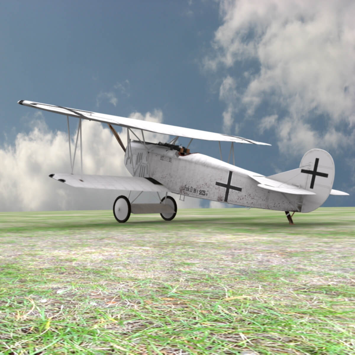 Fokker D7 Herman Goring - 3D Model by blackraven37