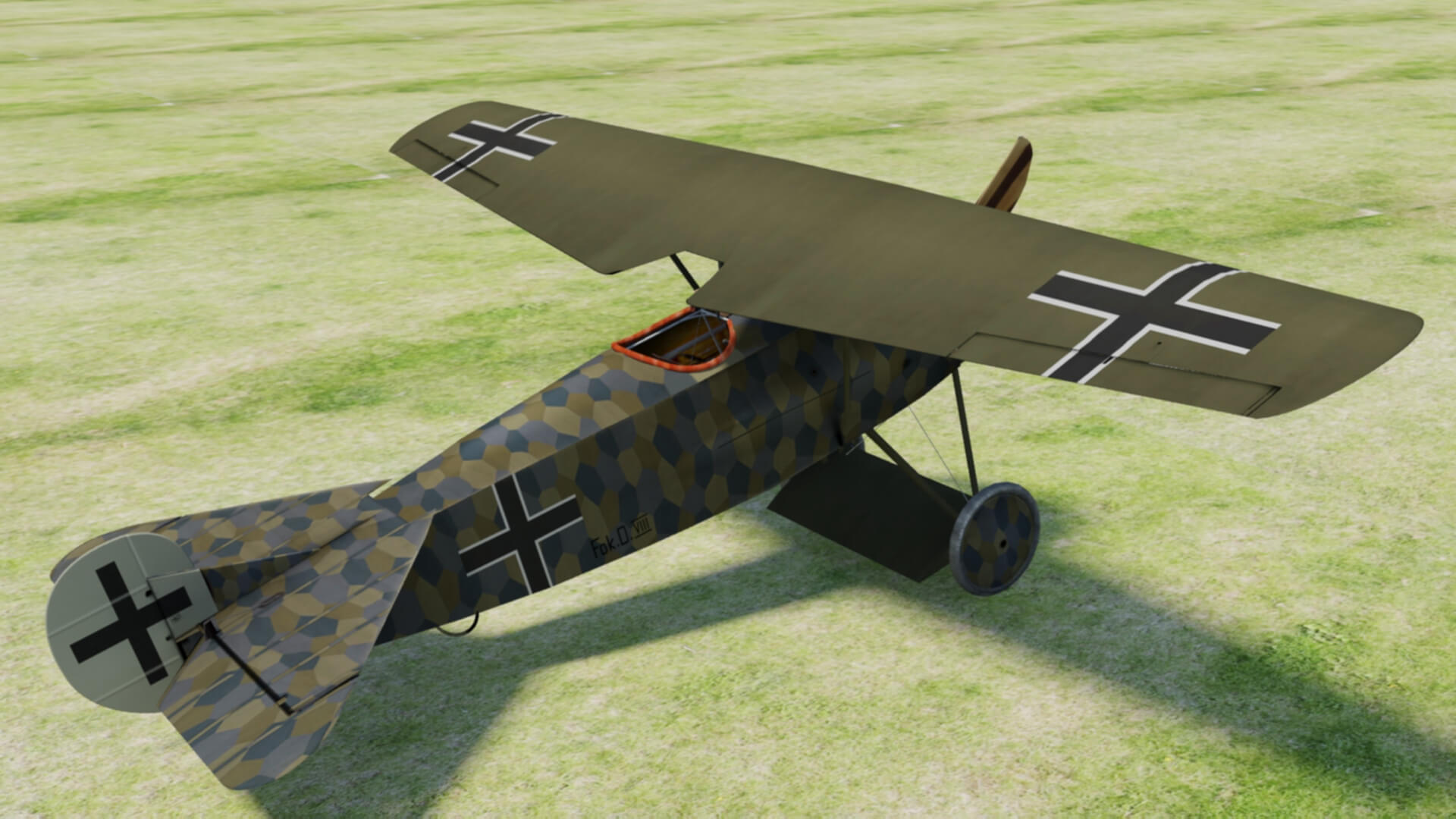 Fokker D8 Flying Razor - 3D Model by blackraven37