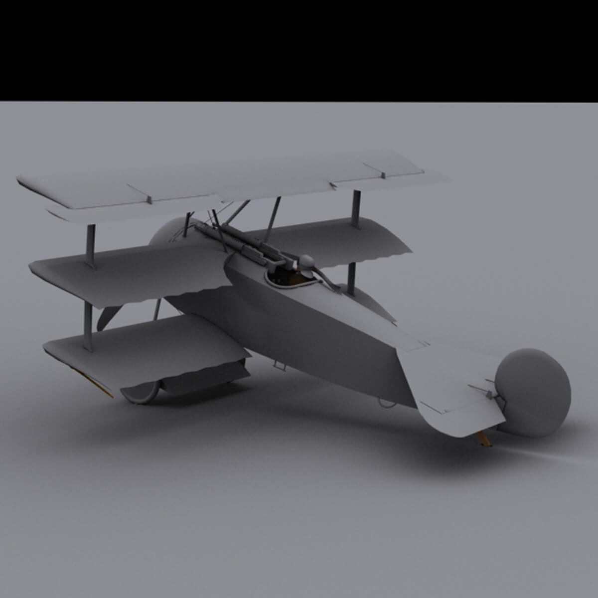 Fokker DR1 Jacobs - 3D Model by blackraven37