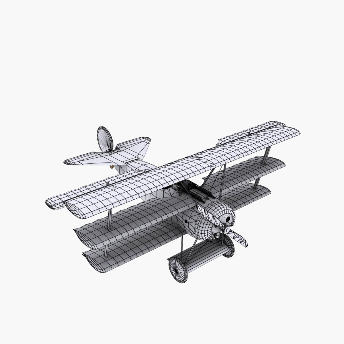 Fokker DR1 Jacobs - 3D Model by blackraven37