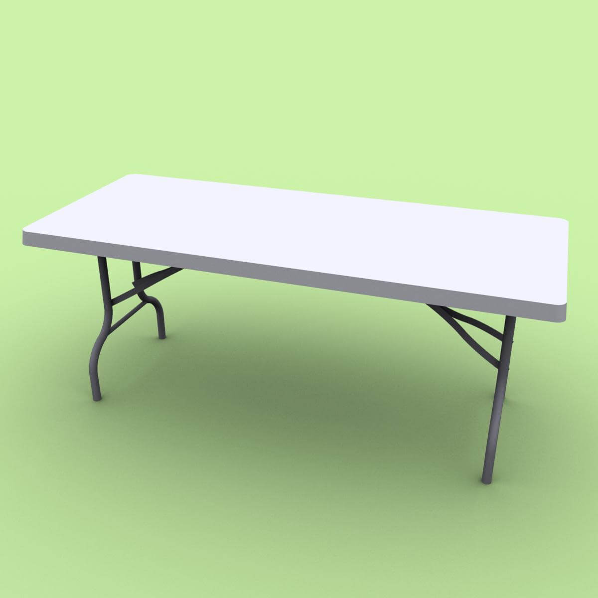Folding Table - 3D Model by blackraven37