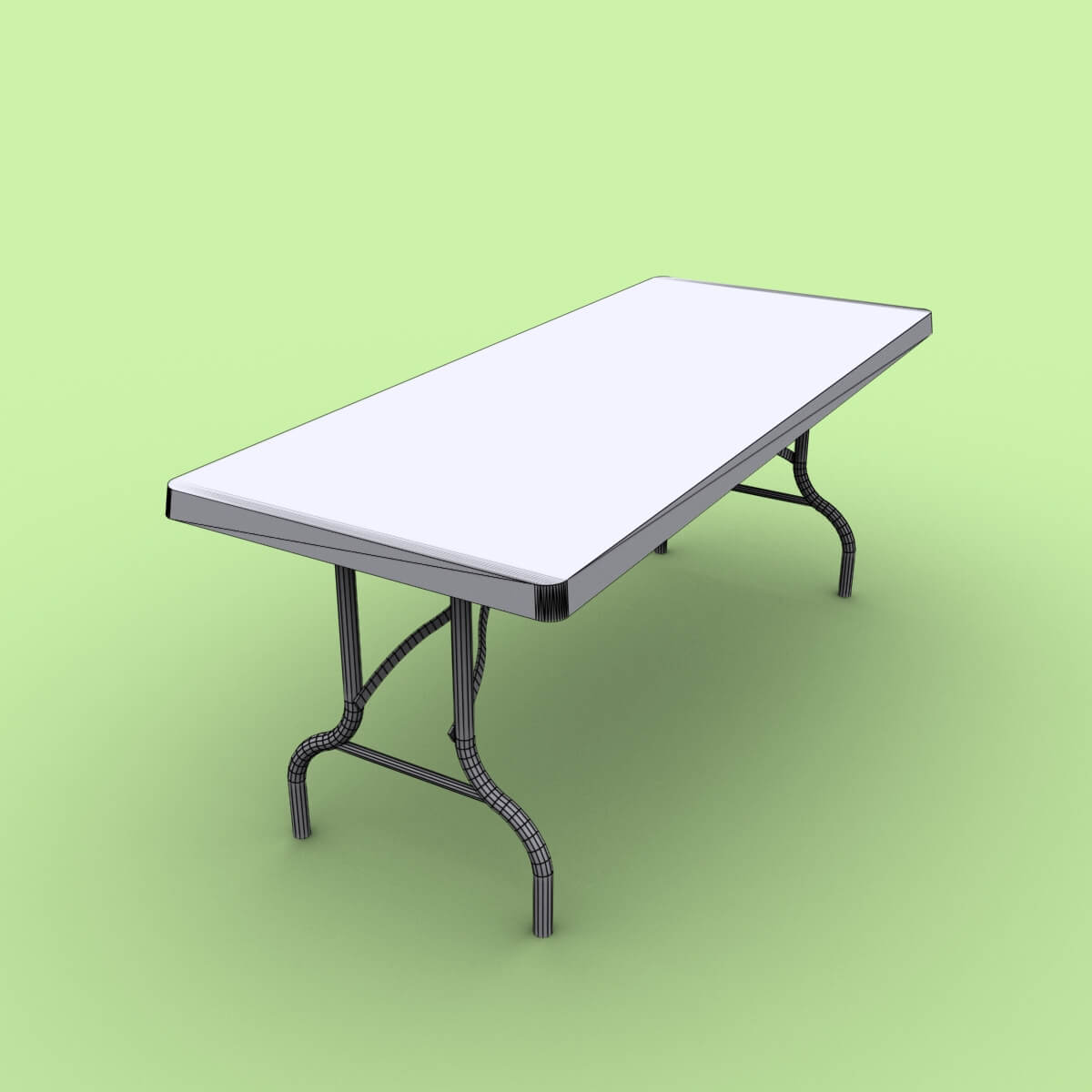 Folding Table - 3D Model by blackraven37