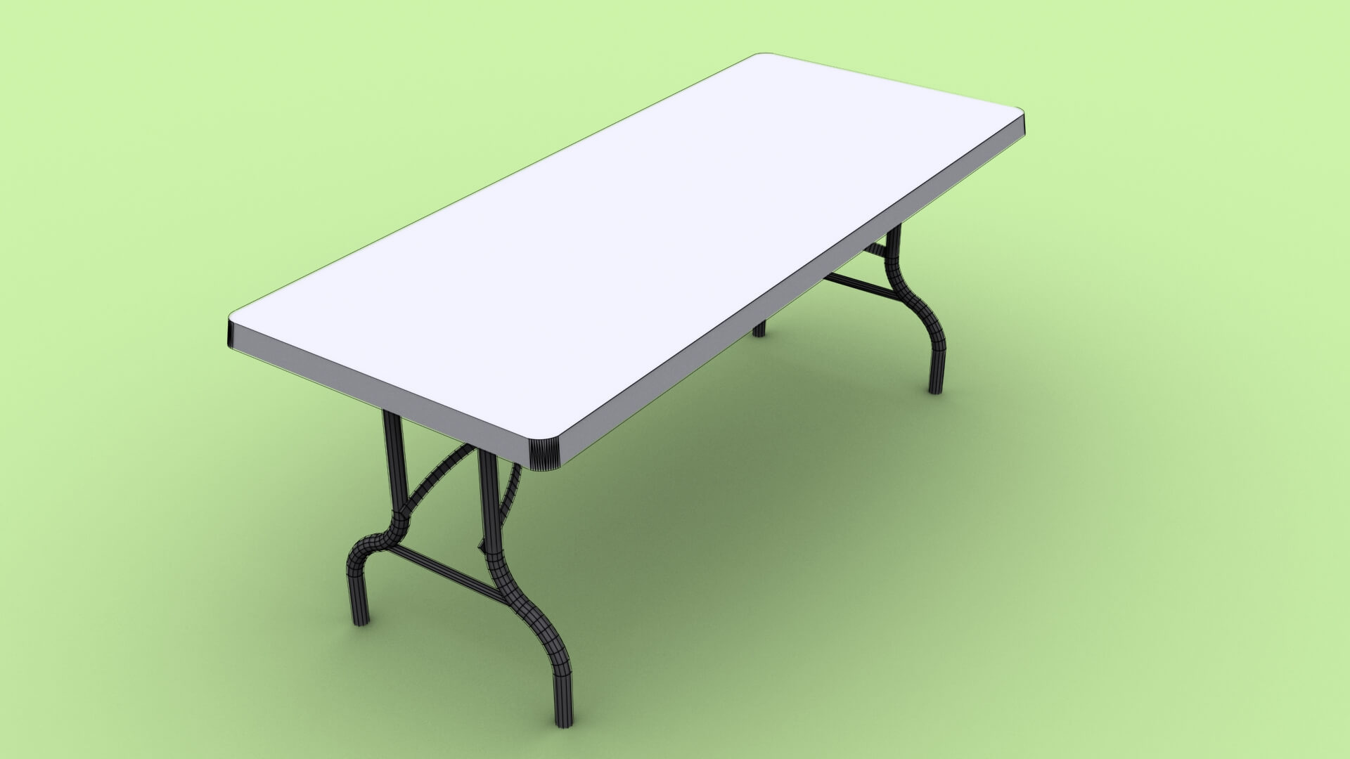Folding Table - 3D Model by blackraven37