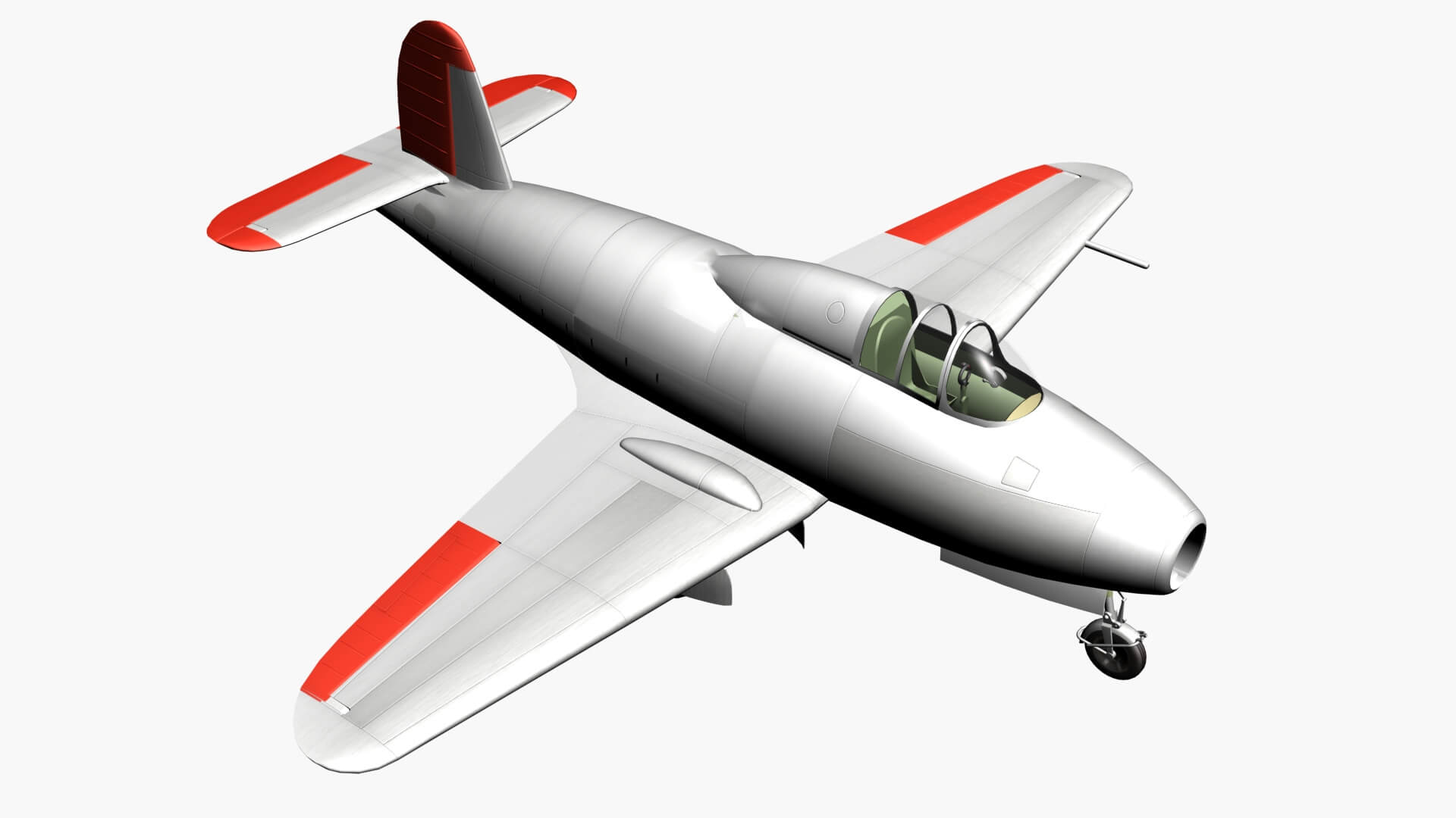 Gloster E28-39 3D Model by blackraven37