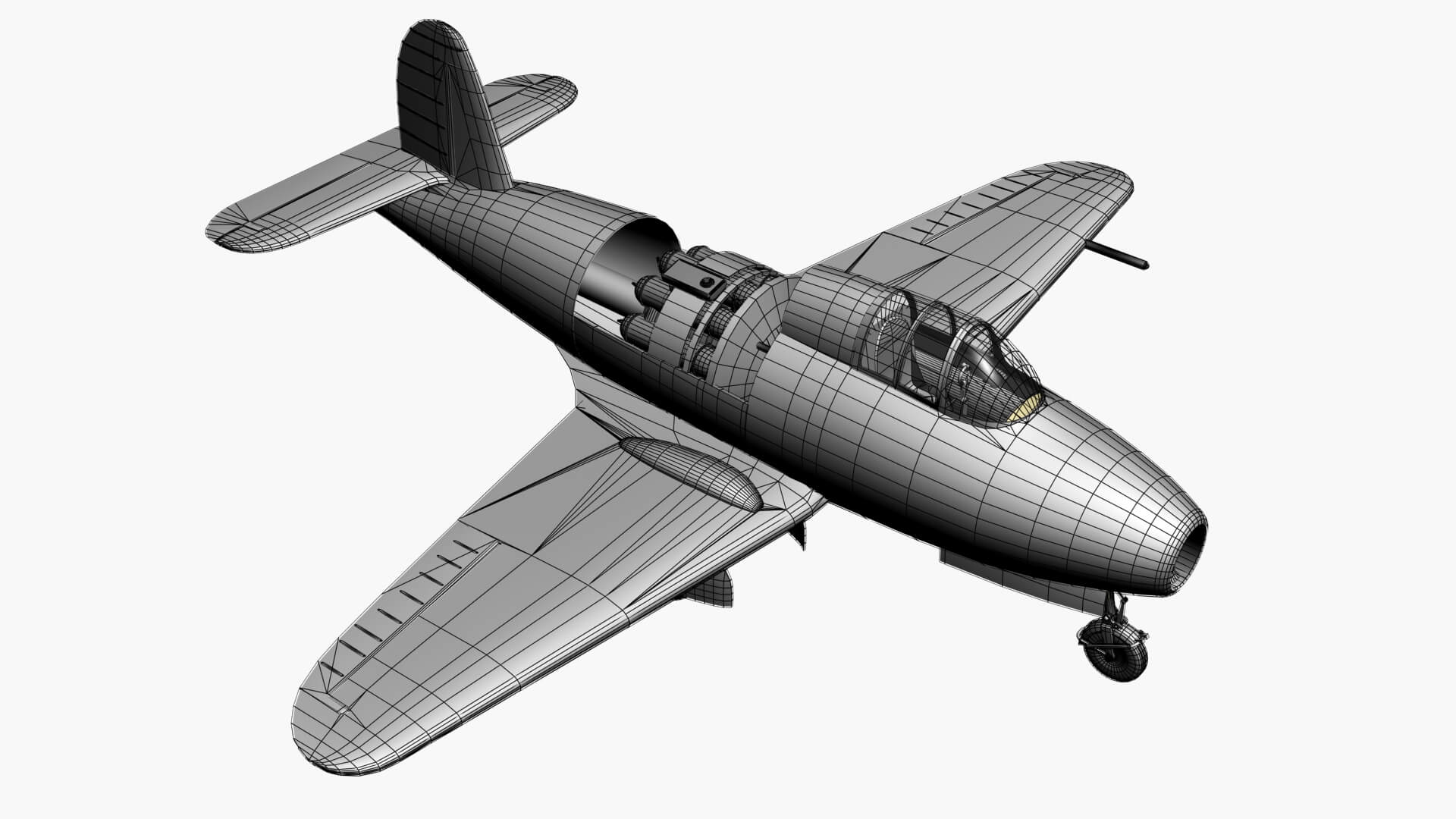Gloster E28-39 3D Model by blackraven37