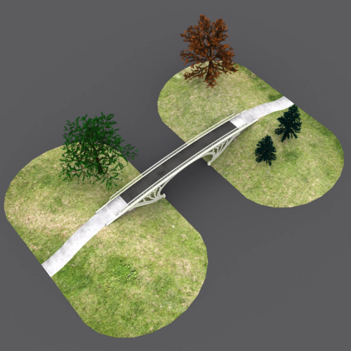 Gothic Bridge - 3D Model by blackraven37
