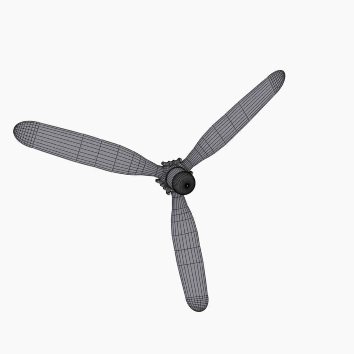 Hamilton Standard 3 Bladed Prop - 3D Model by blackraven37