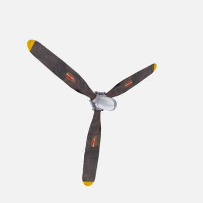 Hamilton Standard 3 Bladed Prop - 3D Model by blackraven37