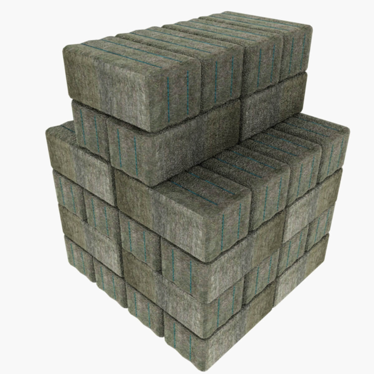 Low Poly Hay Stack - 3D Model by blackraven37