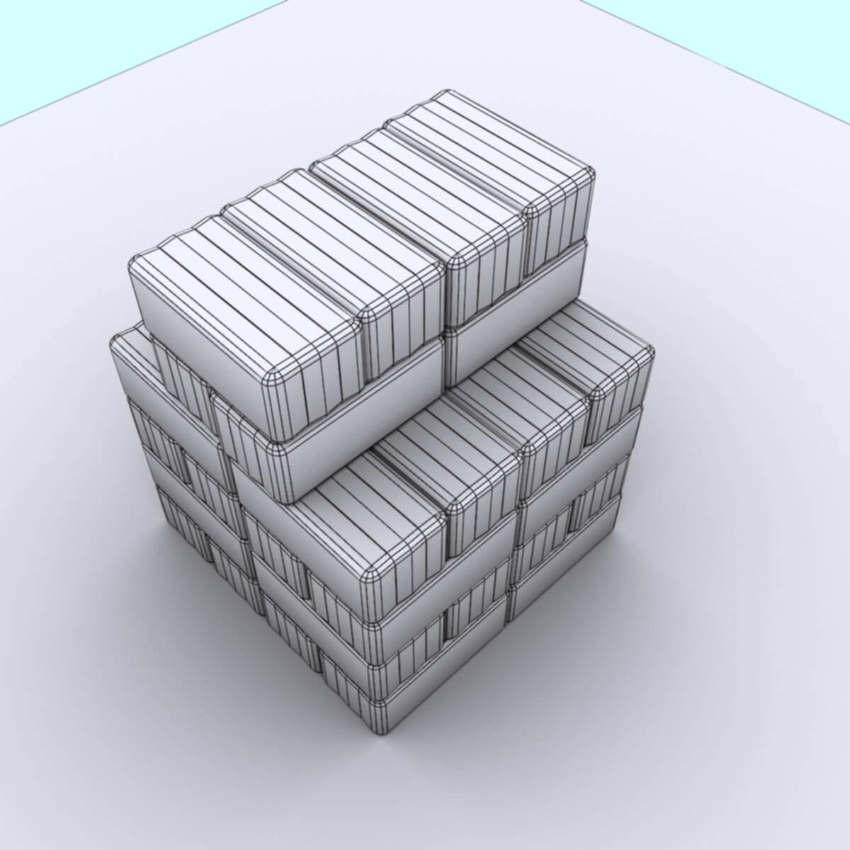 Low Poly Hay Stack - 3D Model by blackraven37