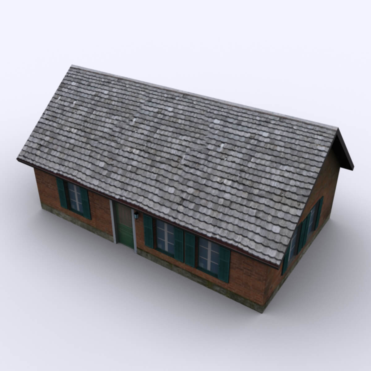 Low Poly Dutch House - 3D Model by blackraven37