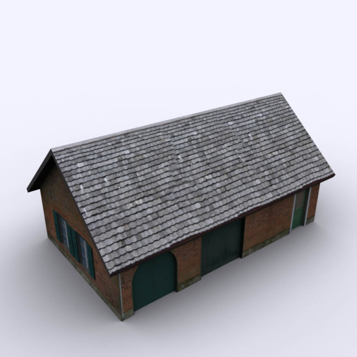 Low Poly Dutch House - 3D Model by blackraven37