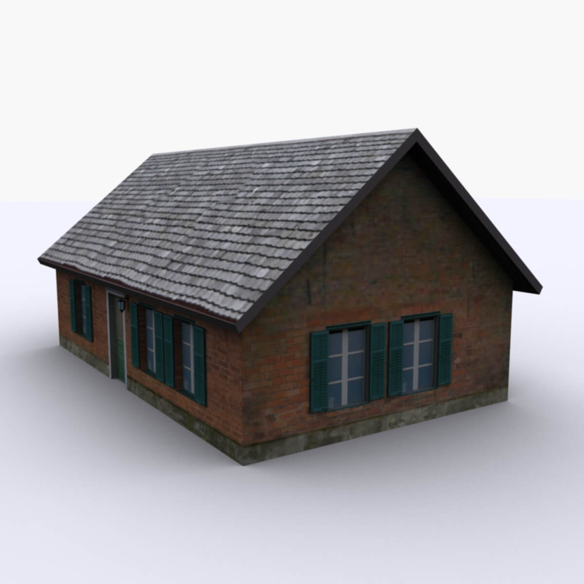 Low Poly Dutch House - 3D Model by blackraven37