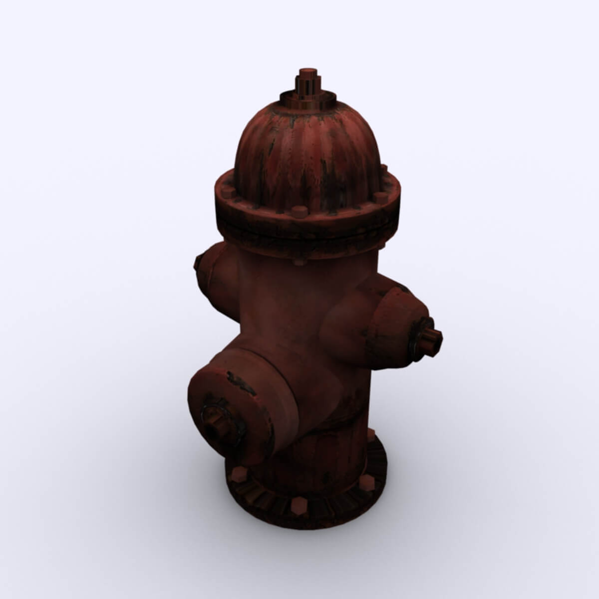 Low Poly Fire Hydrant - 3D Model by blackraven37