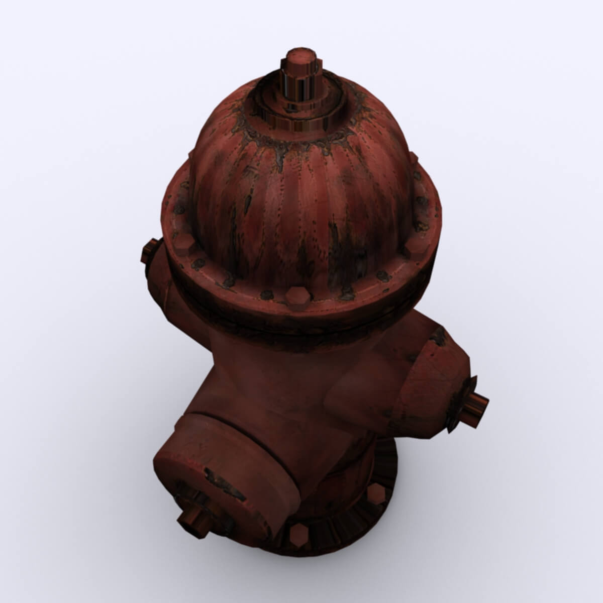 Low Poly Fire Hydrant - 3D Model by blackraven37