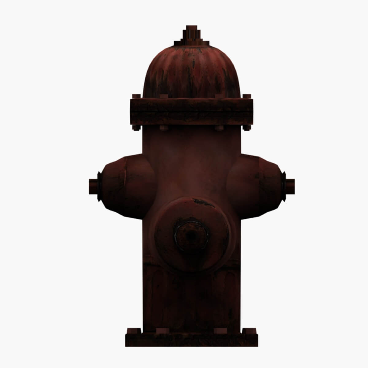 Low Poly Fire Hydrant - 3D Model by blackraven37