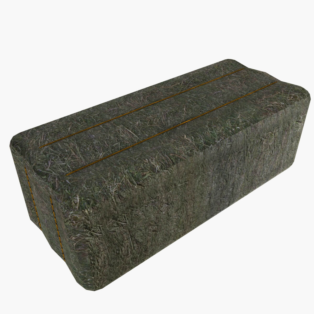 Low Poly Hay Bale - 3D Model by blackraven37