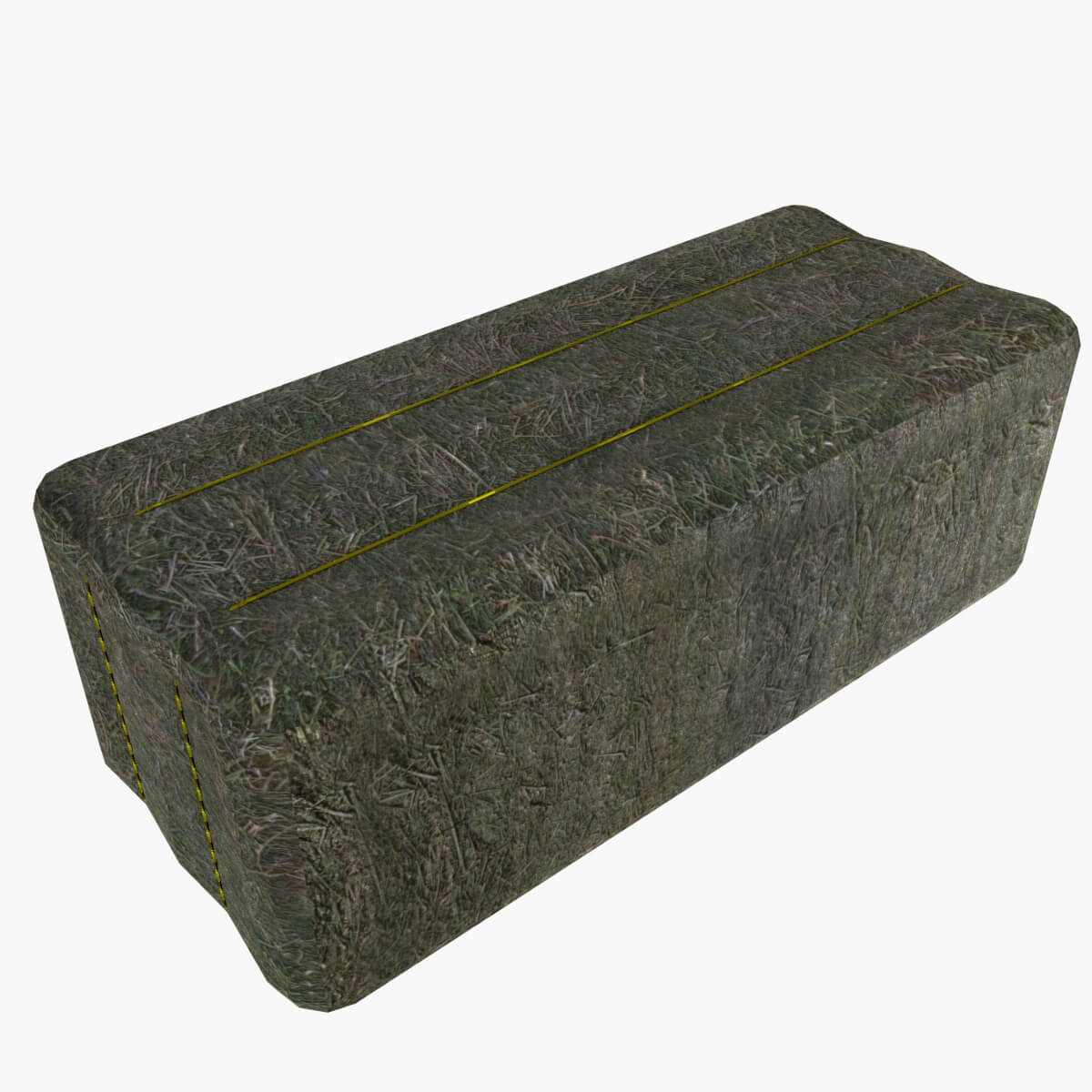 Low Poly Hay Bale - 3D Model by blackraven37