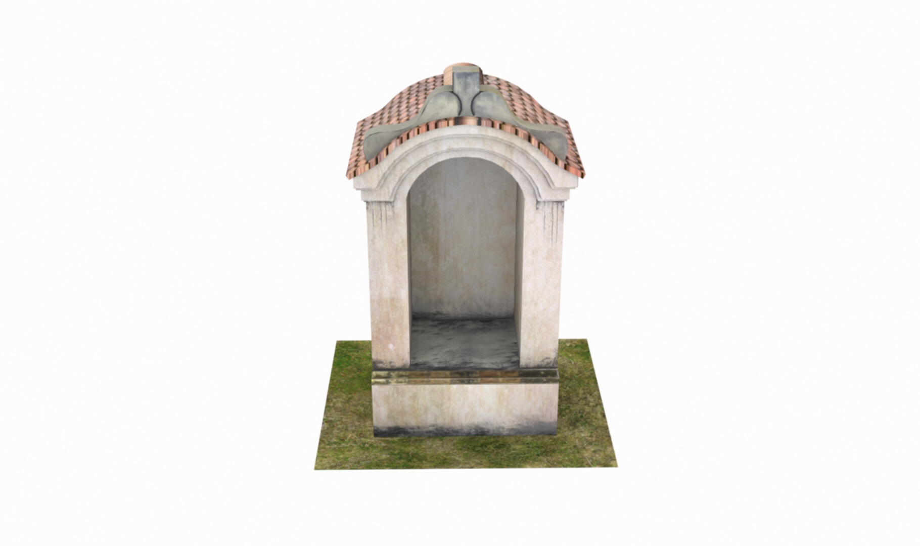 Low Poly Shrine - 3D Model by blackraven37