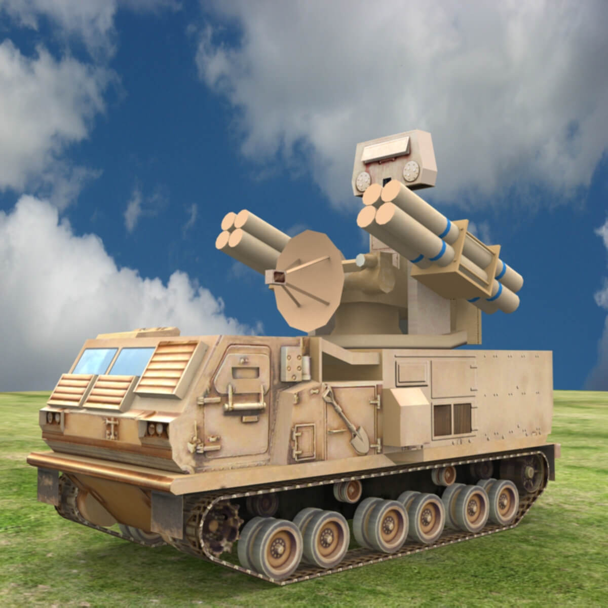 Low Poly Tan Crotale - 3D Model by blackraven37