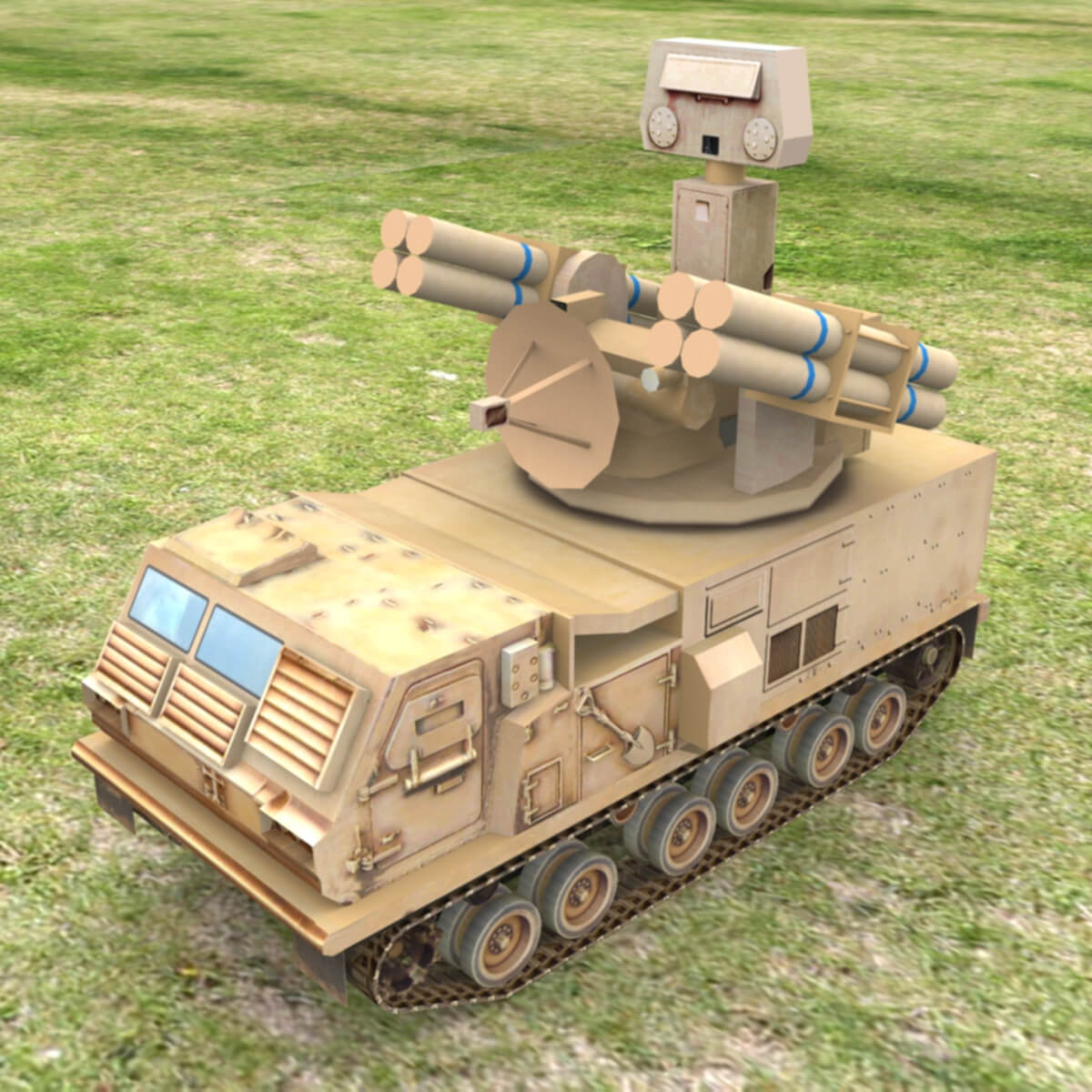 Low Poly Tan Crotale - 3D Model by blackraven37