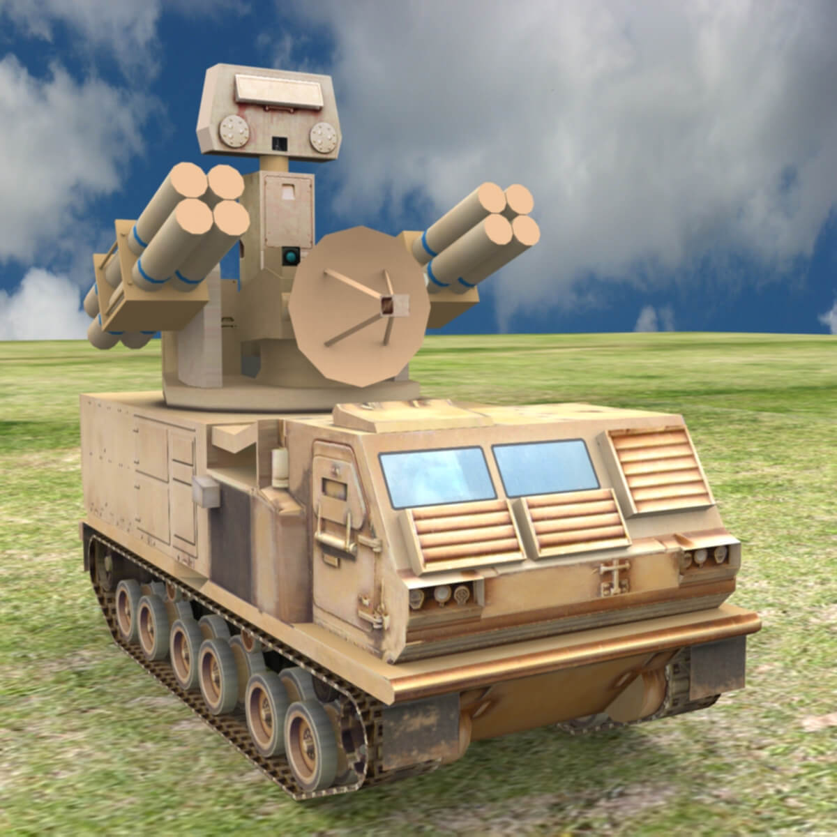 Low Poly Tan Crotale - 3D Model by blackraven37