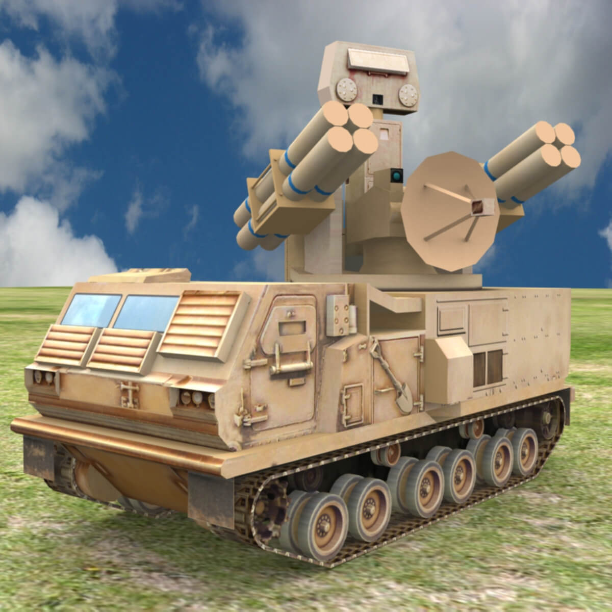 Low Poly Tan Crotale - 3D Model by blackraven37