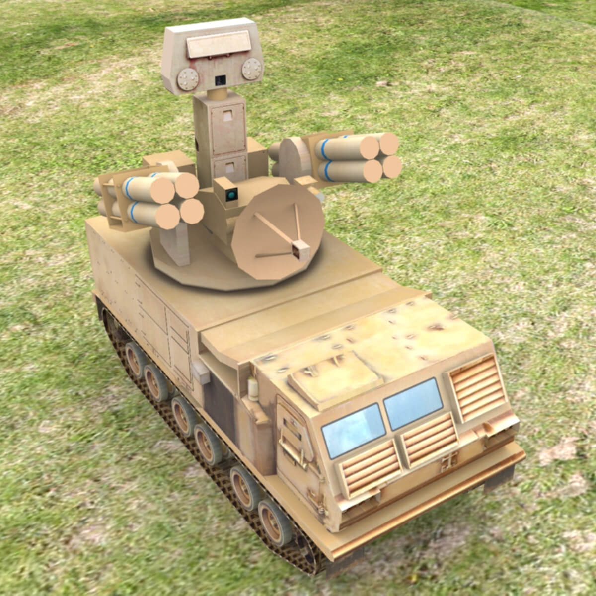 Low Poly Tan Crotale - 3D Model by blackraven37