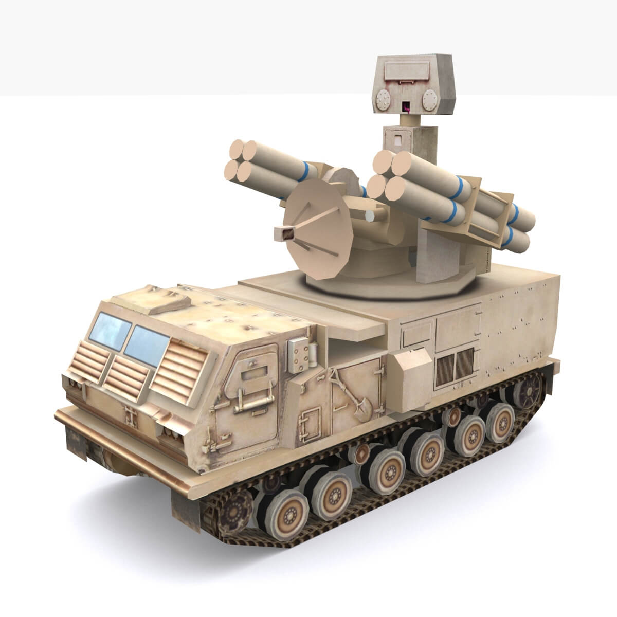 Low Poly Tan Crotale - 3D Model by blackraven37