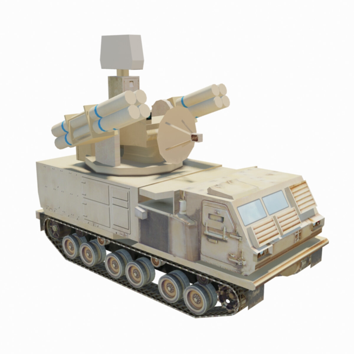 Low Poly Tan Crotale - 3D Model by blackraven37