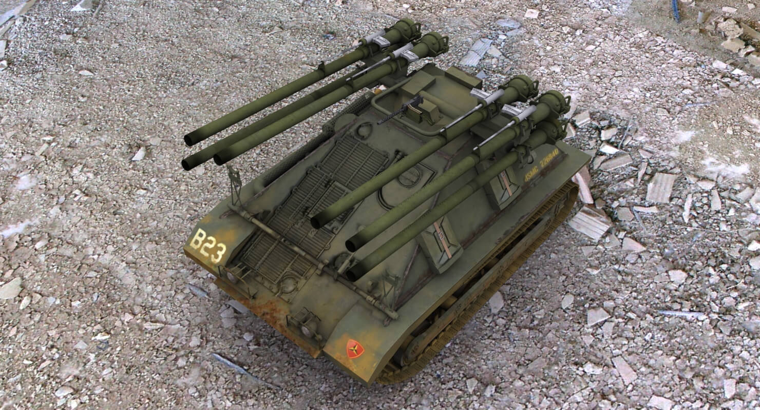 M50 Ontos "Thing" - 3D Model by blackraven37
