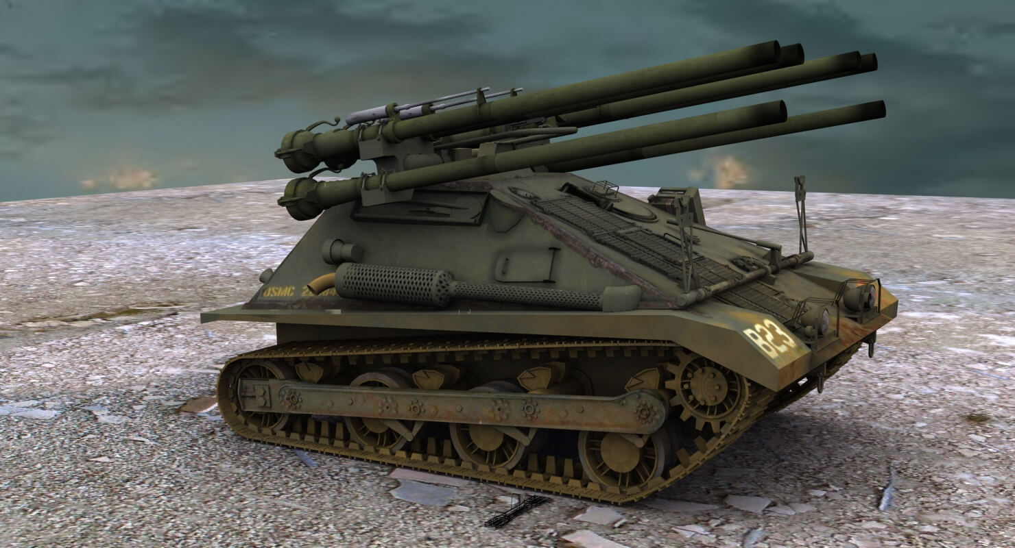 M50 Ontos "Thing" - 3D Model by blackraven37