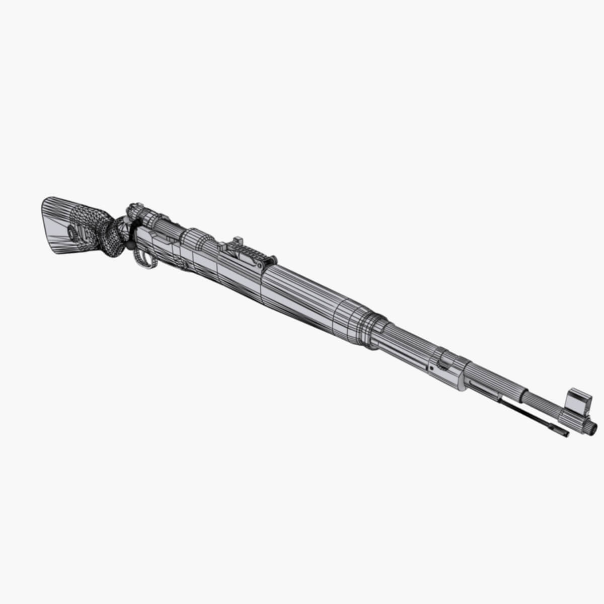 WW2 German Kar 98 - 3D Model by blackraven37