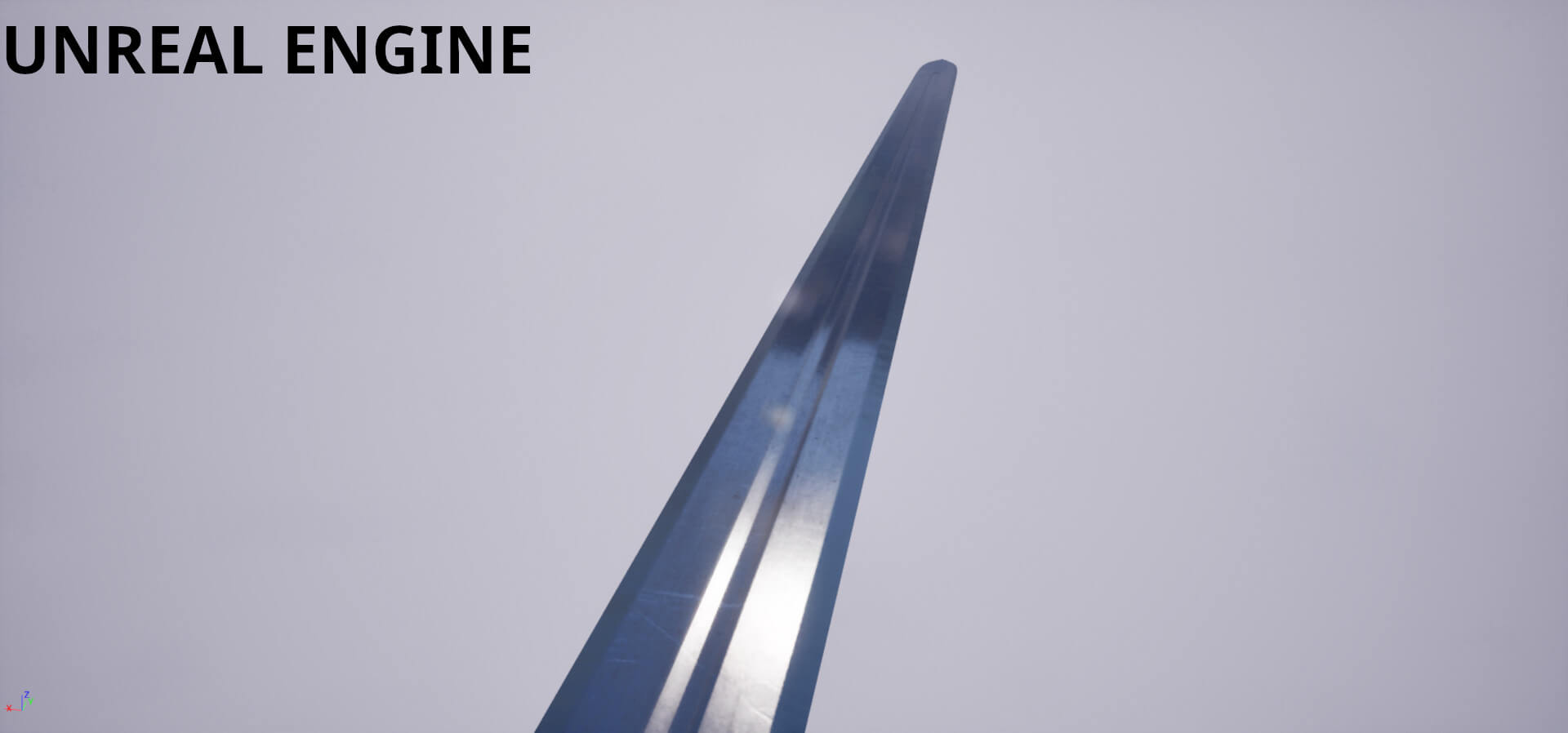 One-Handed Game Ready Low Poly Sword 3D Model by BlackSkullXP