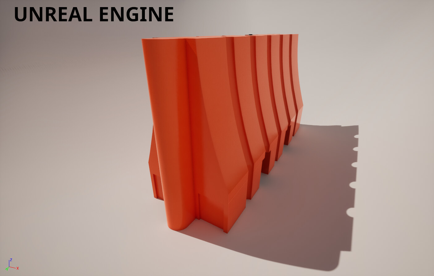 Traffic Water Filled Barrier - 3D Model by BlackSkullXP