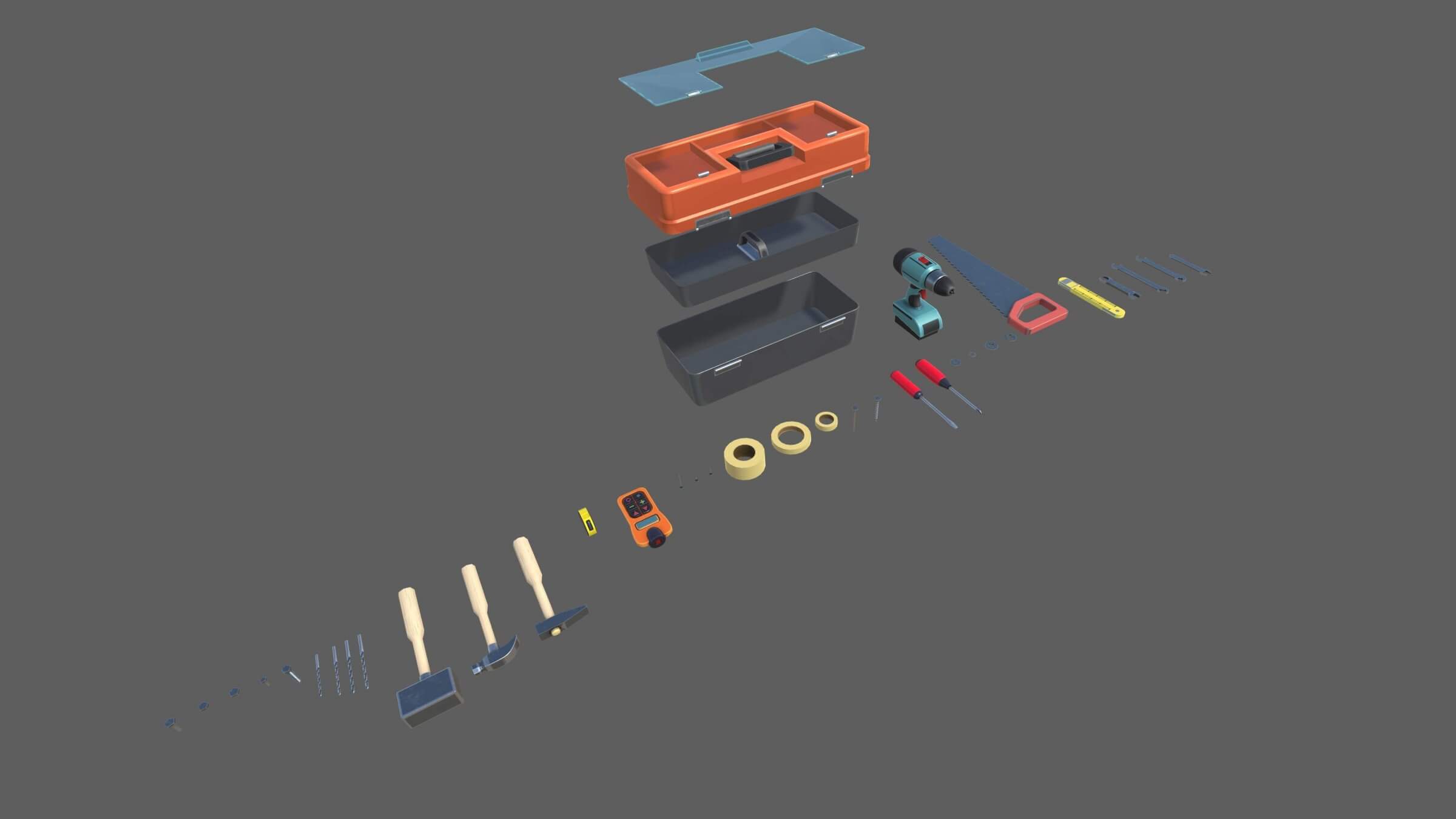 Work Tools - 3D Model by blackspire