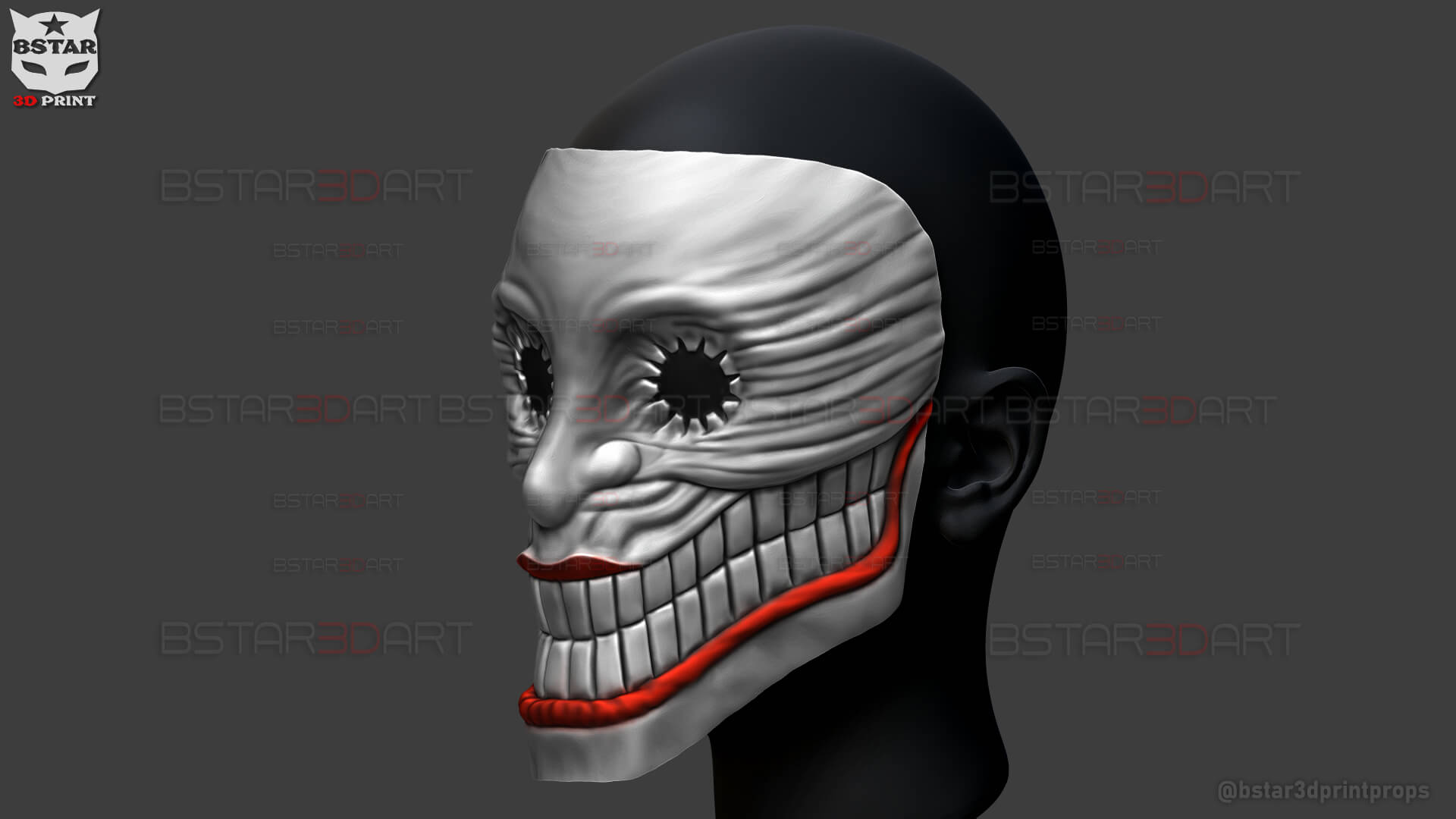 Acrobatic Silky Aira Mask - Dandadan Anime Cosplay 3D Model by blackstar90