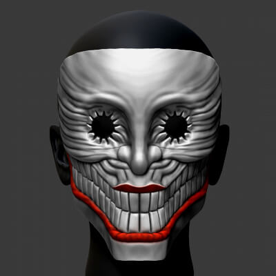 Acrobatic Silky Aira Mask - Dandadan Anime Cosplay 3D Model by blackstar90