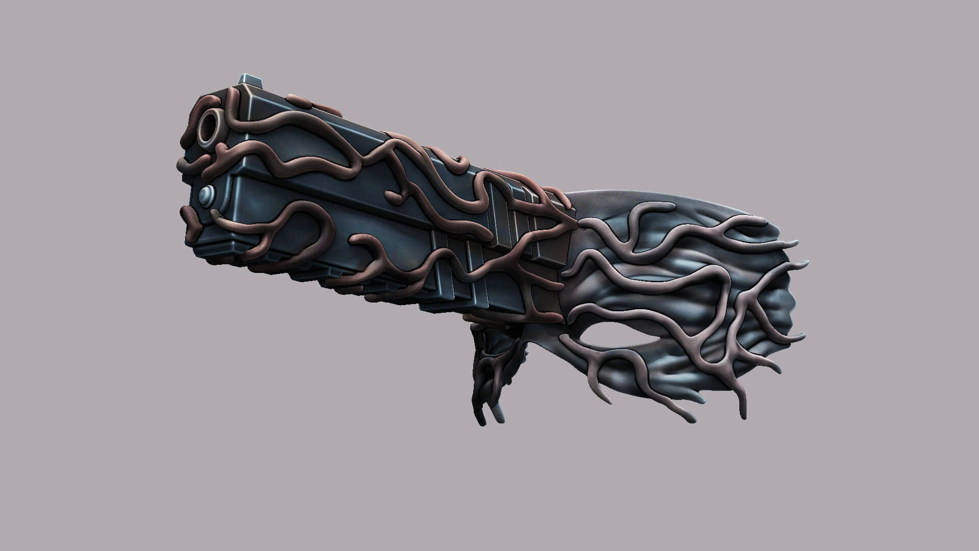 Aki Devil Gun Mask - Chainsawman Cosplay 3D Print Model by blackstar90