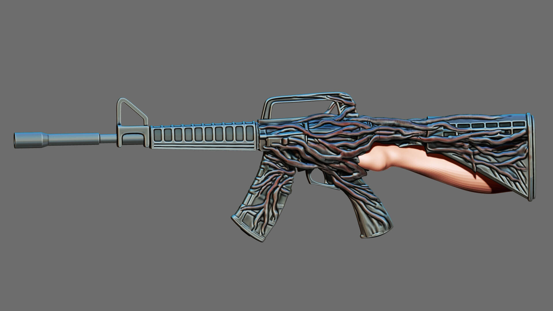 Aki Devil Gun Blade Gun Hand - Chainsawman Cosplay Free 3D Print Model ...