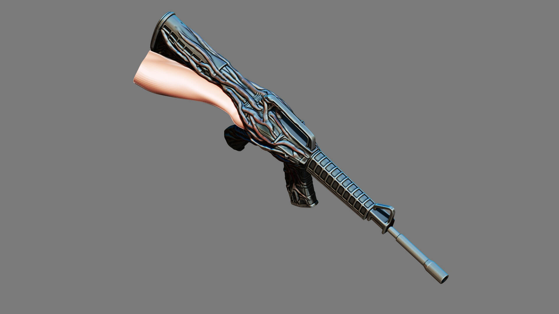 Aki Devil Gun Blade Gun Hand - Chainsawman Cosplay Free 3D Print Model ...